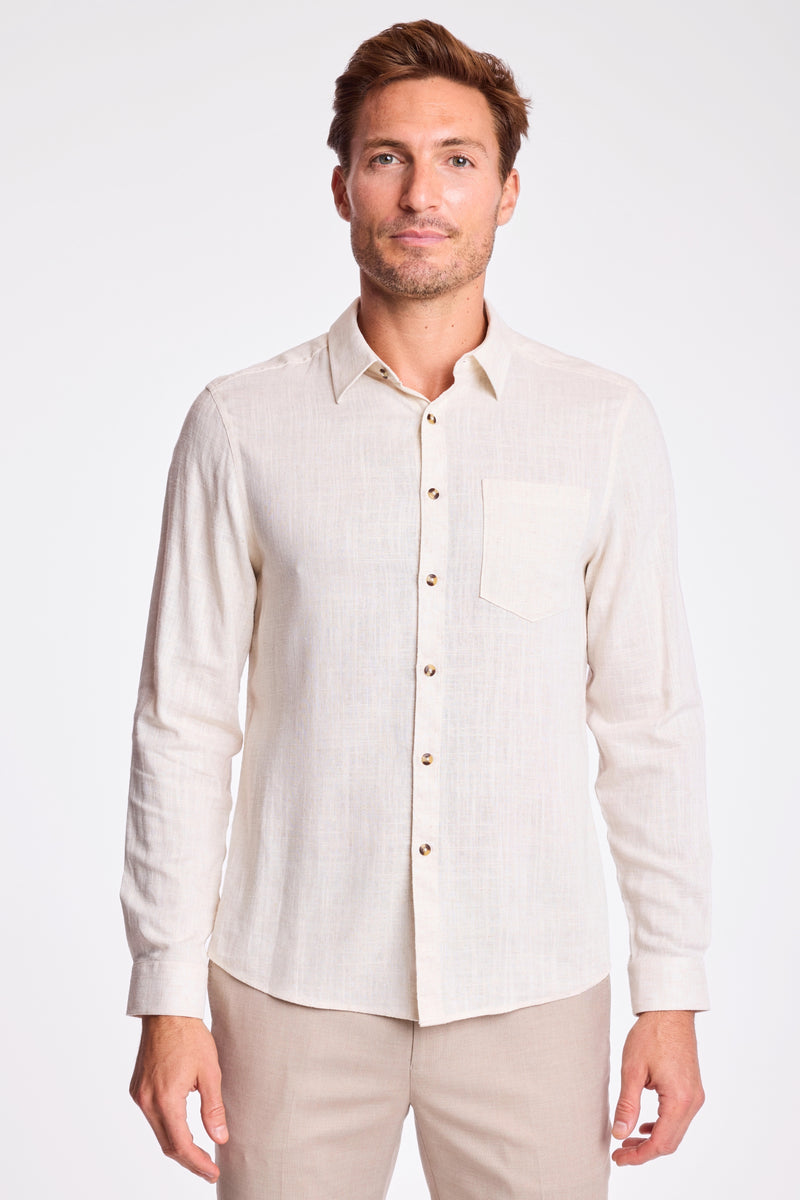 Cabo Shirt - Natural Beige – Paisley & Gray