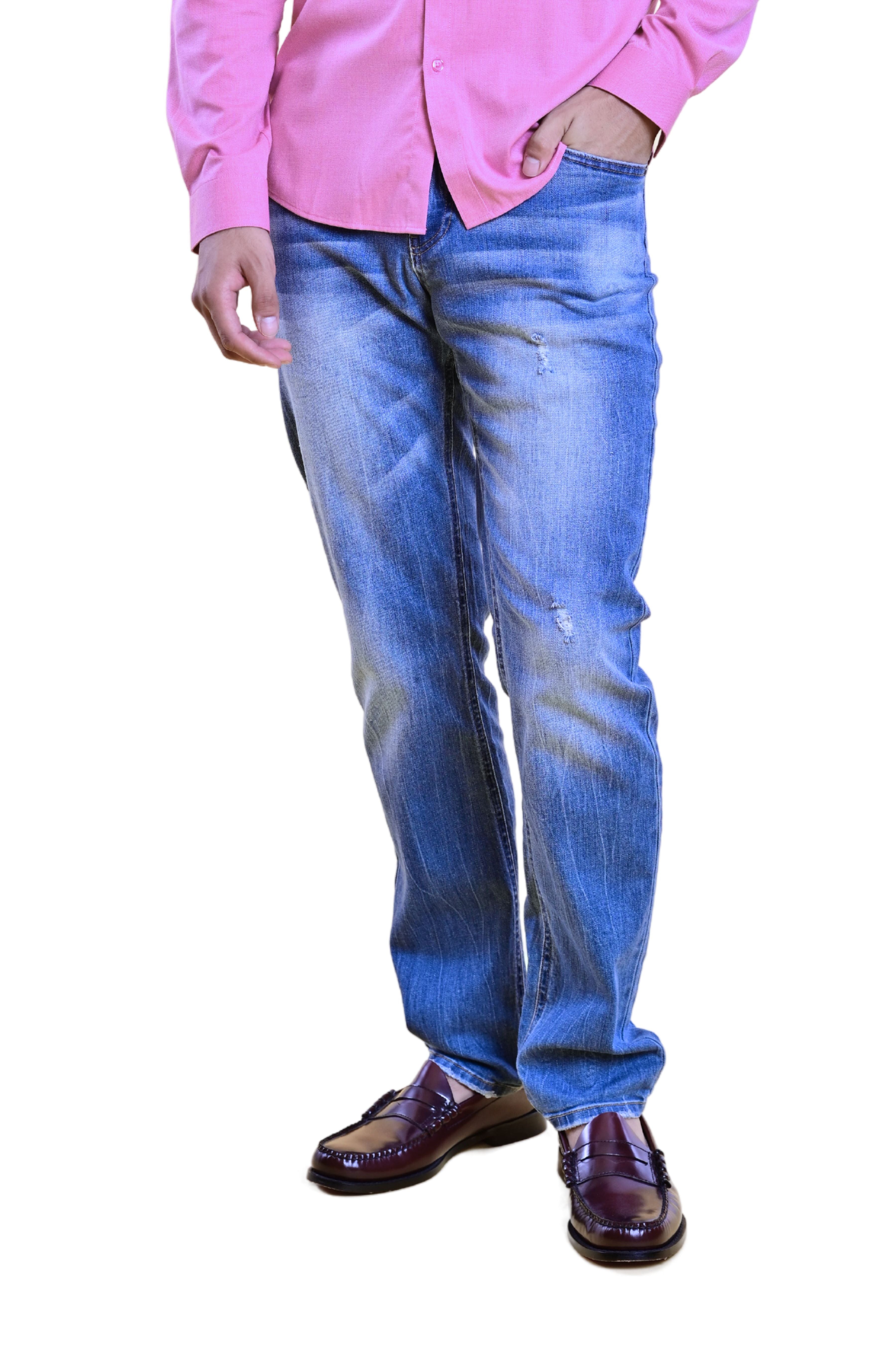 Rebel Denim Jeans - Light Destroy – Paisley & Gray
