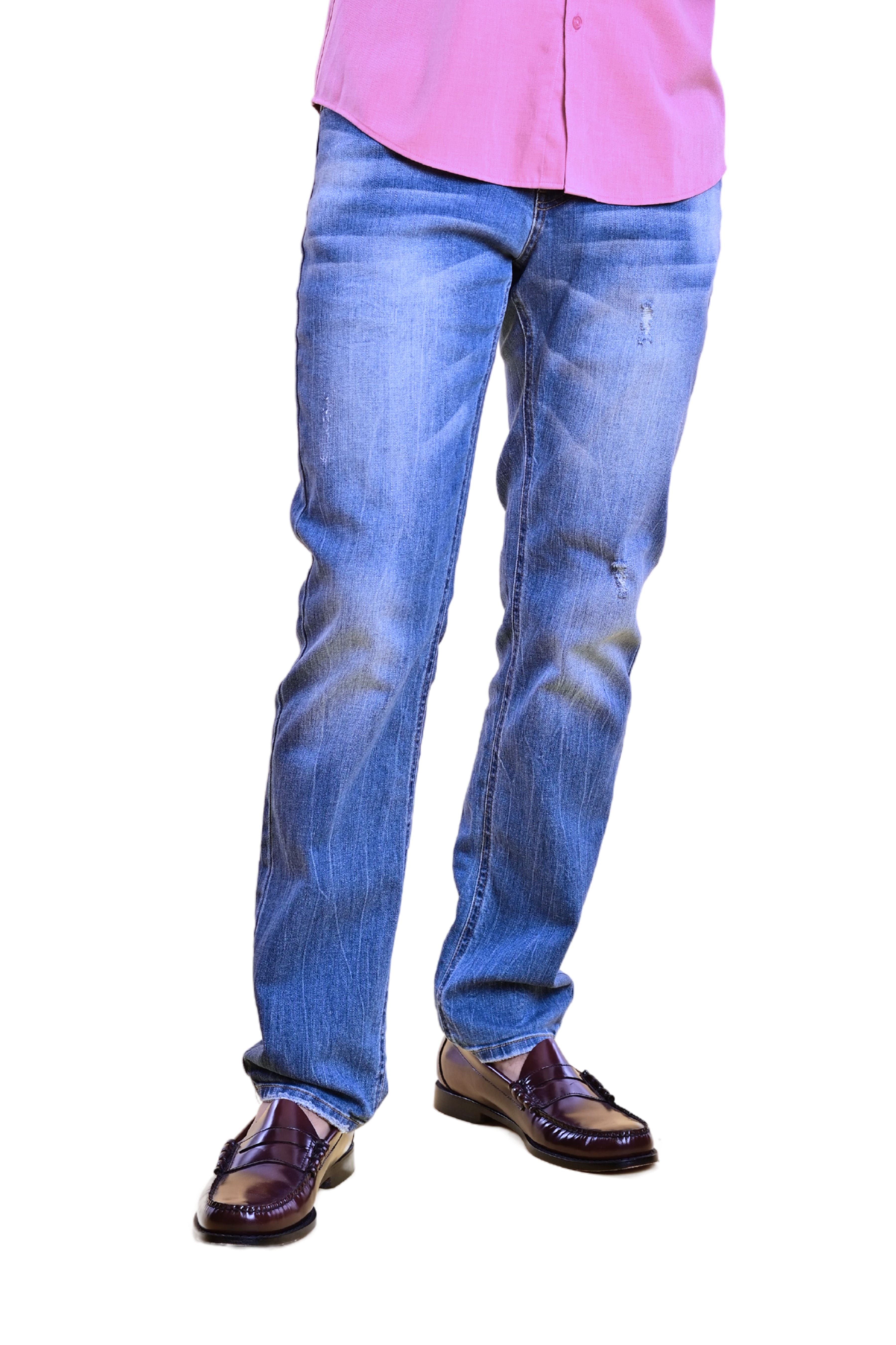 Rebel Denim Jeans - Light Destroy – Paisley & Gray