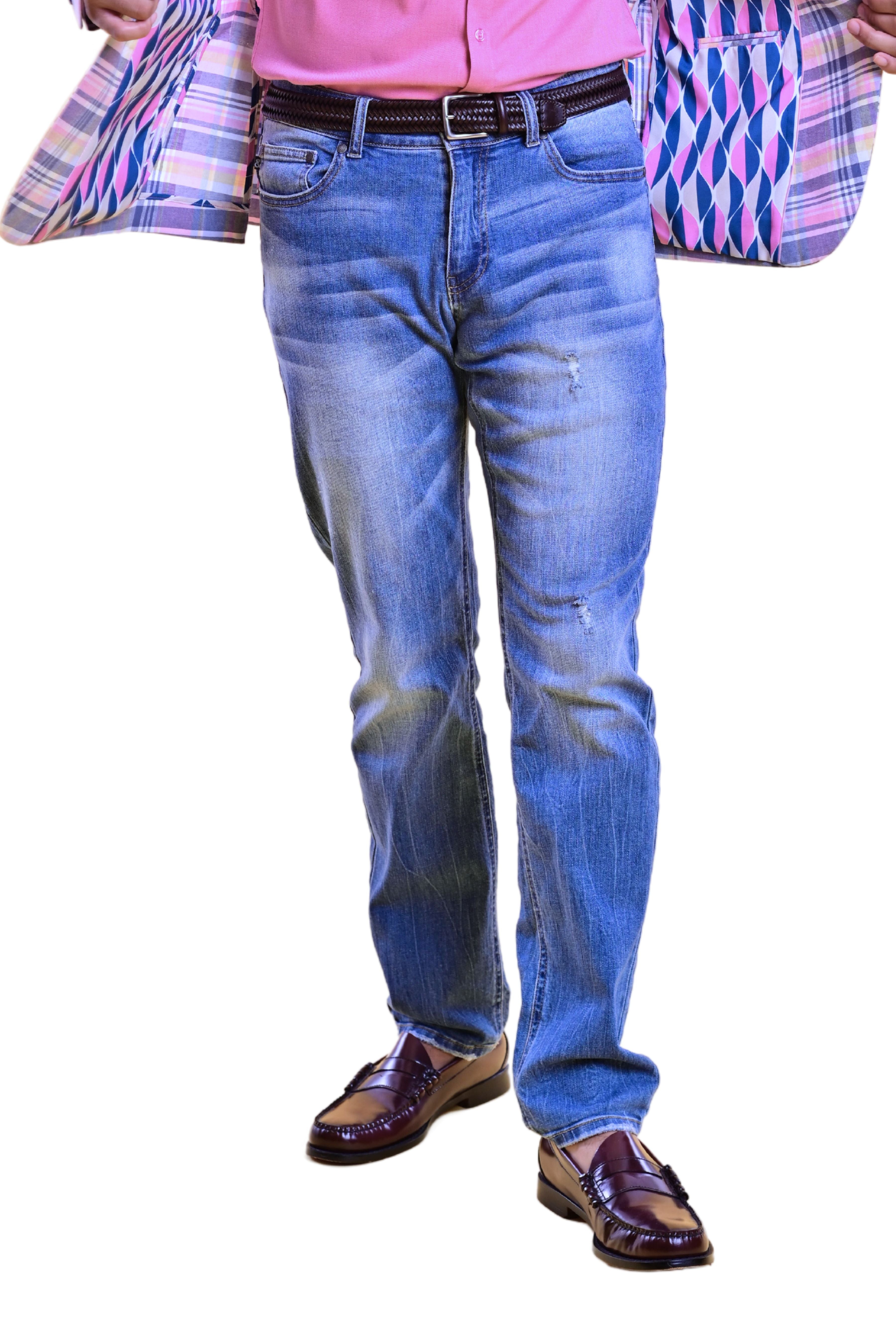 Rebel Denim Jeans - Light Destroy – Paisley & Gray