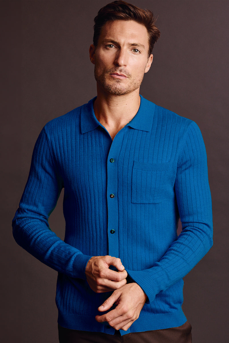 Full Placket Polo - Transformative Teal – Paisley & Gray