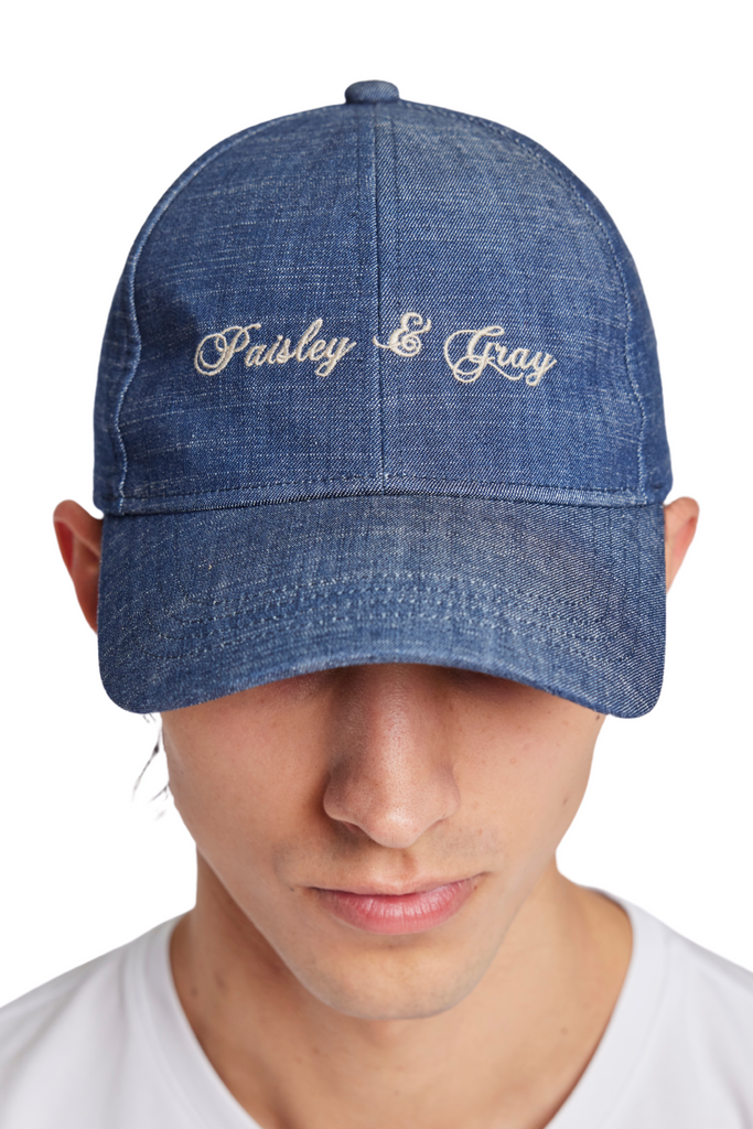 Colin Baseball Cap - Blue Jeans – Paisley & Gray